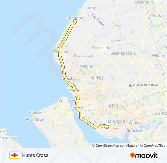 merseyrail Route: Schedules, Stops & Maps - Hunts Cross (Updated)