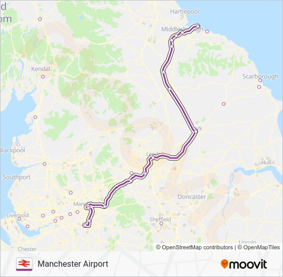 TRANSPENNINE EXPRESS Route: Schedules, Stops & Maps - Manchester ...