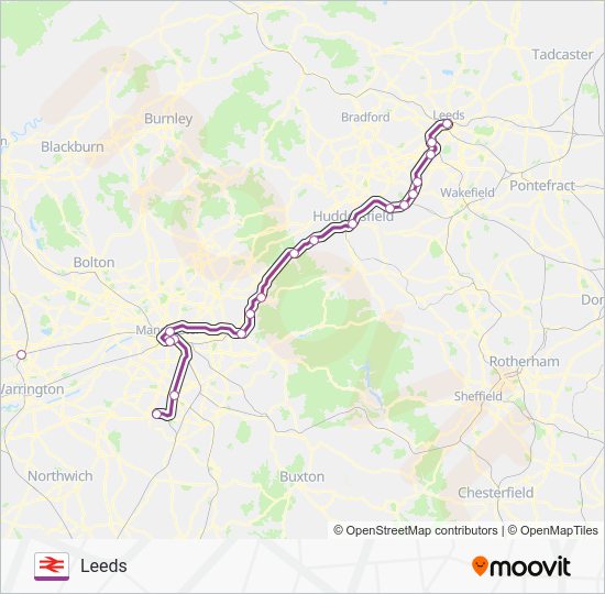 TRANSPENNINE EXPRESS Route: Schedules, Stops & Maps - Leeds (Updated)