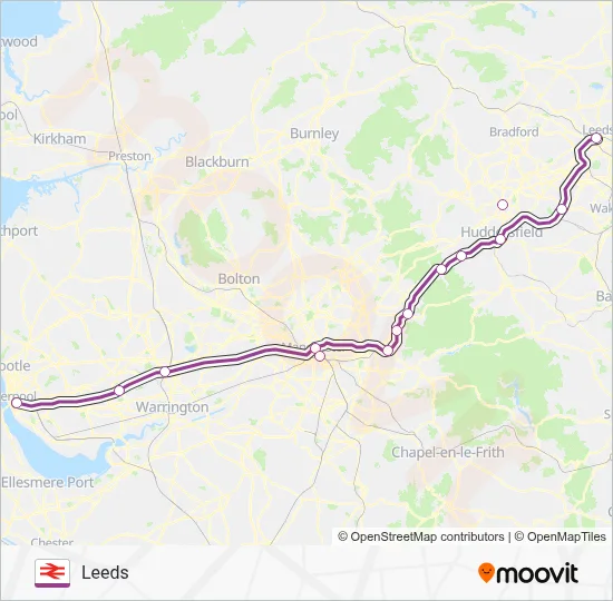 TRANSPENNINE EXPRESS Route: Schedules, Stops & Maps - Leeds (Updated)