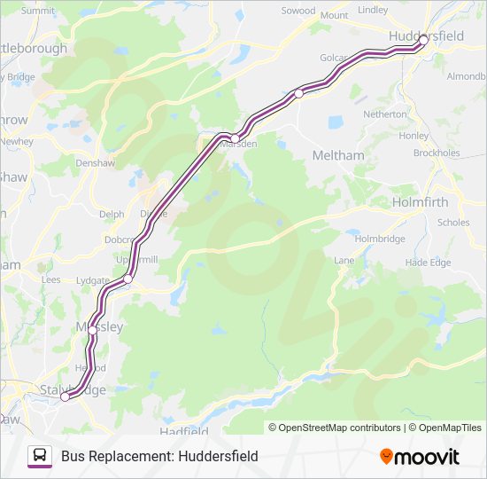 TRANSPENNINE EXPRESS Route: Schedules, Stops & Maps - Bus Replacement ...