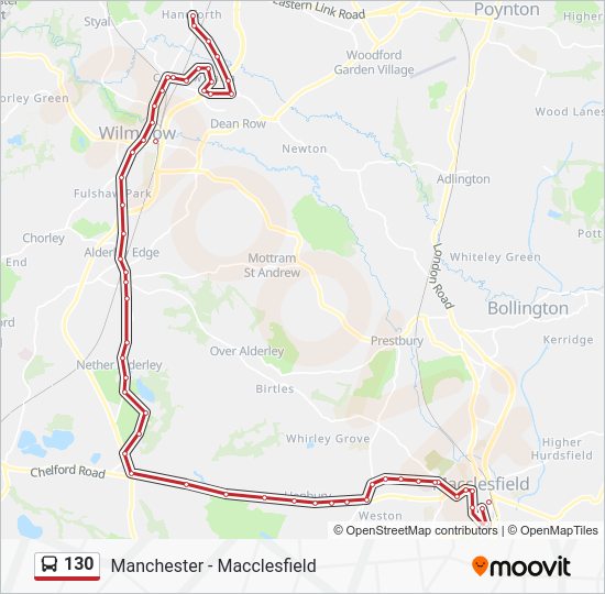 130 Route: Schedules, Stops & Maps - The Paddock (Updated)