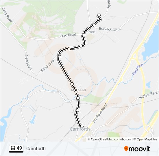 49 Route: Schedules, Stops & Maps - Carnforth (Updated)