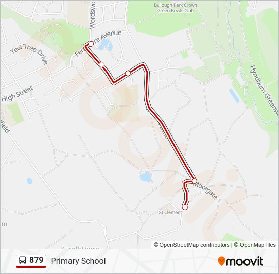 879 Route: Schedules, Stops & Maps - Primary School (Updated)