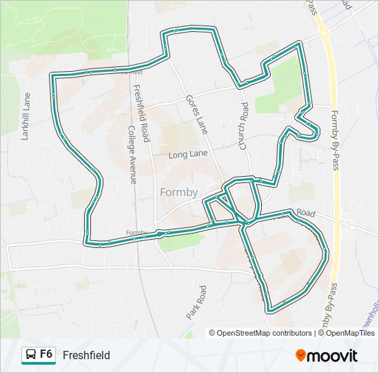F6 Route Schedules Stops Maps Freshfield Updated 