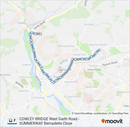 F Route: Schedules, Stops & Maps - Beacon Heath (Updated)