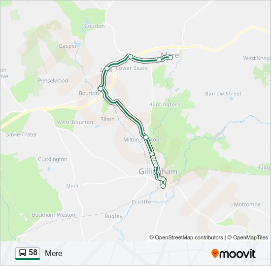 58 Route: Schedules, Stops & Maps - Mere (Updated)