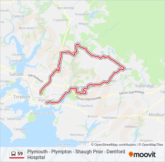 59 Route: Schedules, Stops & Maps - Milehouse (Updated)