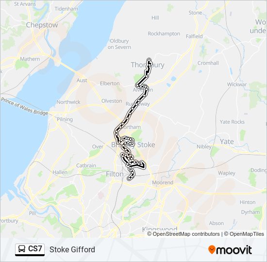 cs7 Route: Schedules, Stops & Maps - Stoke Gifford (Updated)
