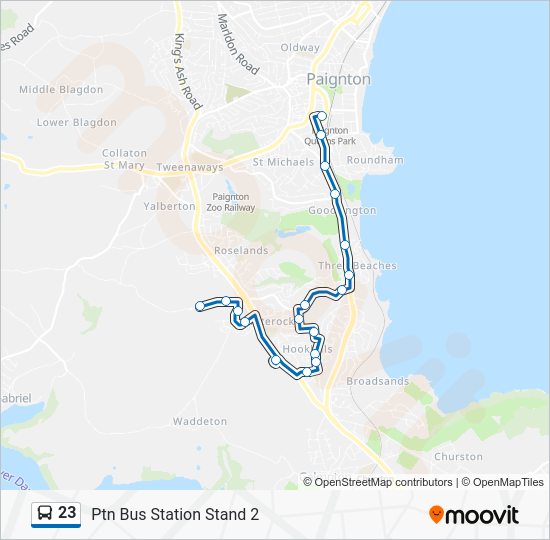 23 Route: Schedules, Stops & Maps - Ptn Bus Station Stand 2 (Updated)