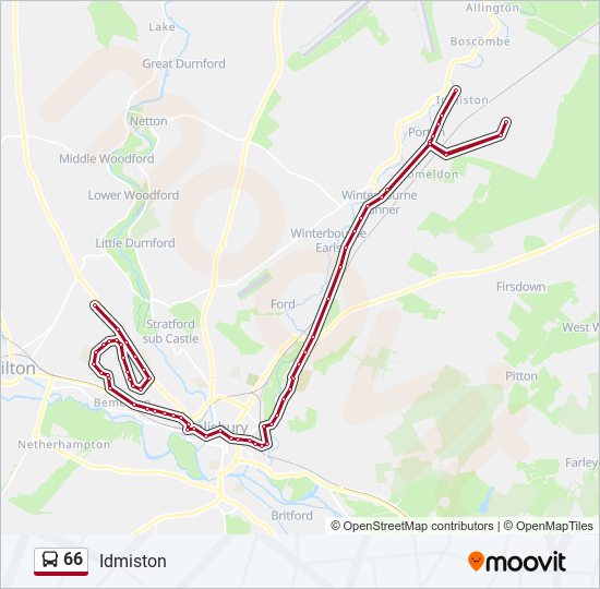 66 Route: Schedules, Stops & Maps - Idmiston (Updated)