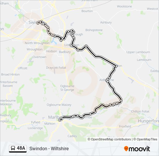 48A Route: Schedules, Stops & Maps - Marlborough Lloyds Bank (Updated)