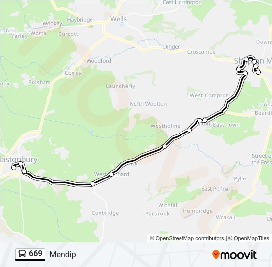 669 Route: Schedules, Stops & Maps - Glastonbury (Updated)