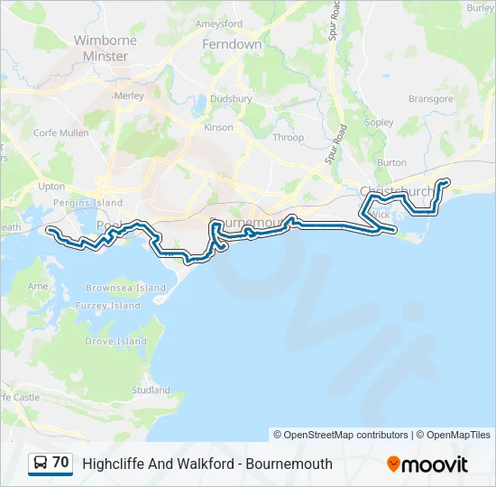70 Route: Schedules, Stops & Maps - Rockley Park (Updated)