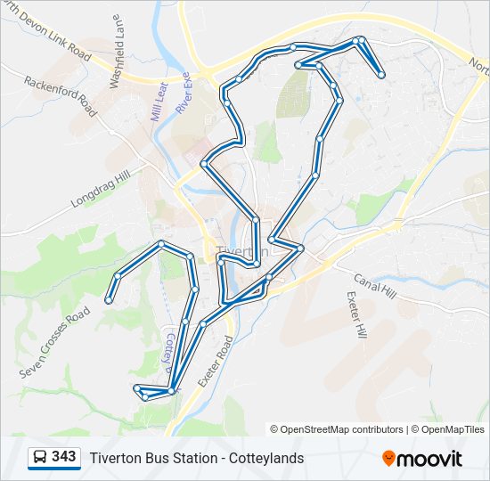 343 Route: Schedules, Stops & Maps - Cotteylands (Updated)