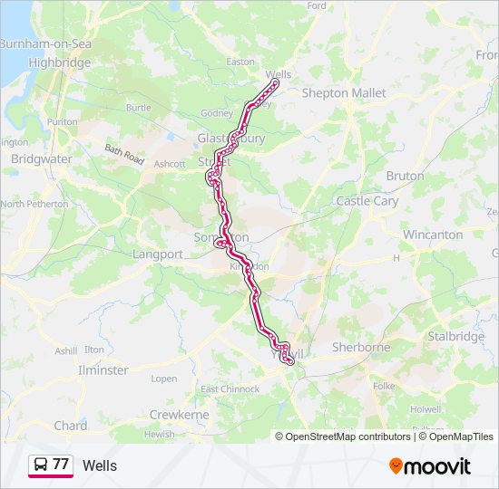 77 Route: Schedules, Stops & Maps - Wells (Updated)