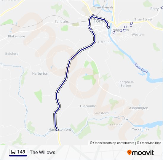 149 Route: Schedules, Stops & Maps - The Willows (Updated)