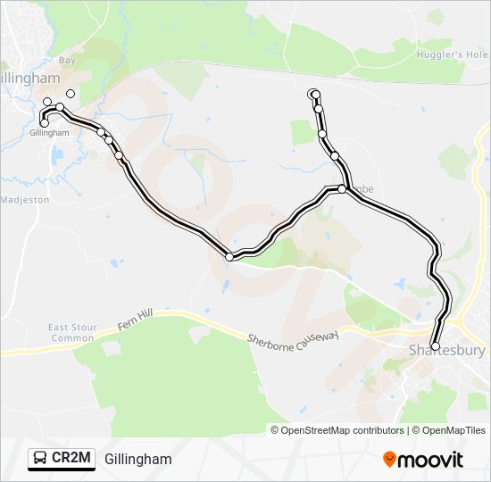 CR2M Route: Schedules, Stops & Maps - Gillingham (Updated)