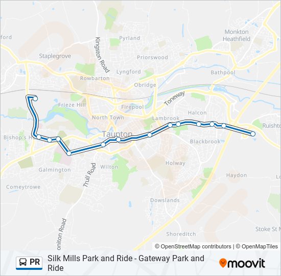 pr Route: Schedules, Stops & Maps - Taunton (Updated)