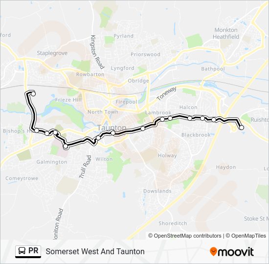 PR Route: Schedules, Stops & Maps - Silk Mills P&R (Updated)