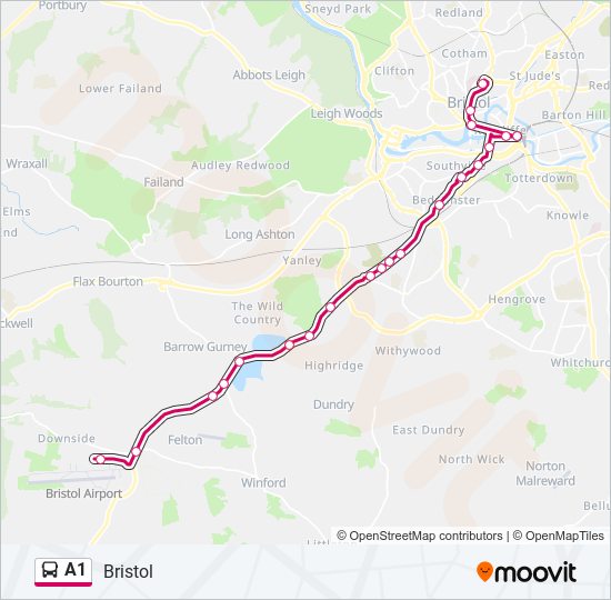 a1 Route: Schedules, Stops & Maps - Bristol (Updated)