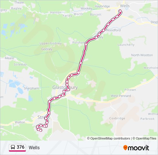 376 Route: Schedules, Stops & Maps - Wells (Updated)