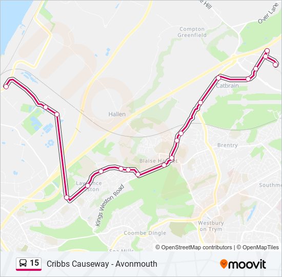 15 Route: Schedules, Stops & Maps - Avonmouth Trading Estate (Updated)