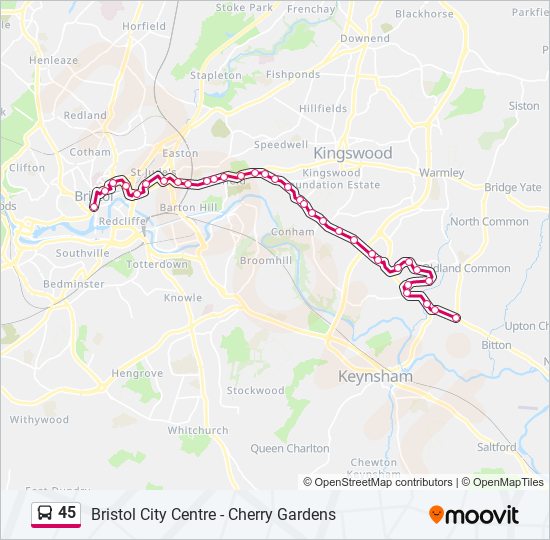 45 Route: Schedules, Stops & Maps - Bitton (Updated)