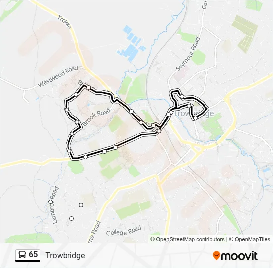 65 Route: Schedules, Stops & Maps - Trowbridge (Updated)