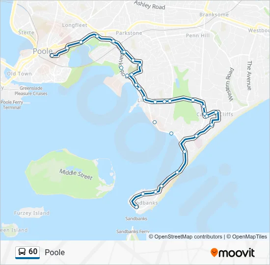 60 Route: Schedules, Stops & Maps - Poole (Updated)