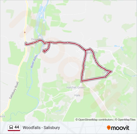 44 Route: Schedules, Stops & Maps - Morgans Vale (Updated)