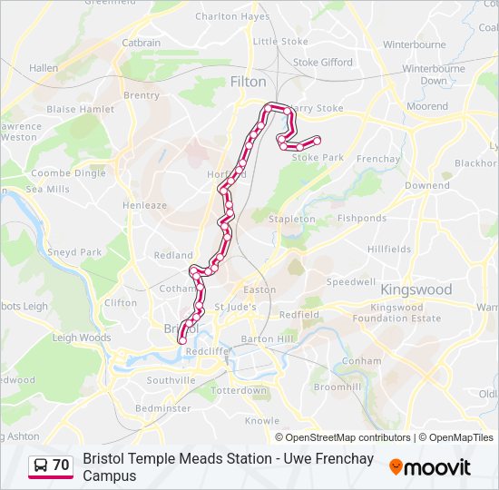 70 Route: Schedules, Stops & Maps - City Centre, the Centre (Updated)