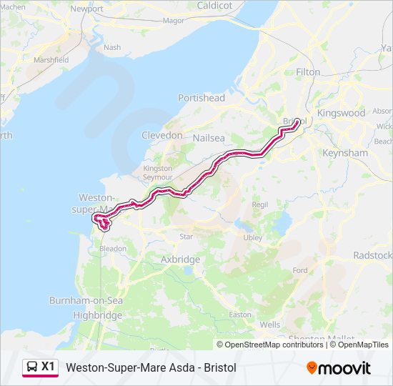 x1 Route: Schedules, Stops & Maps - Bristol (Updated)
