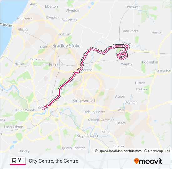 y1 Route: Schedules, Stops & Maps - City Centre, the Centre (Updated)