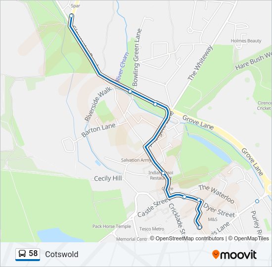 58 Route: Schedules, Stops & Maps - Stratton (Updated)