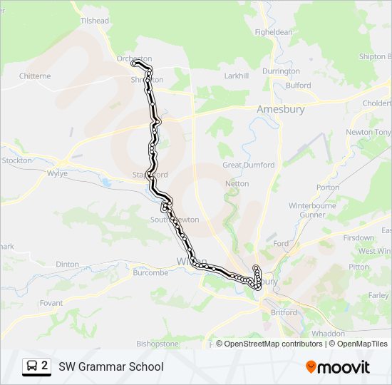 2 Route: Schedules, Stops & Maps - SW Grammar School (Updated)