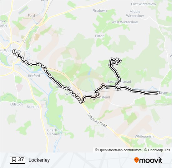 37 Route: Schedules, Stops & Maps - Lockerley (Updated)