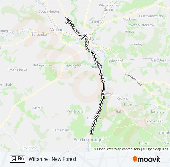 B6 Route: Schedules, Stops & Maps - St Peters Place (Updated)