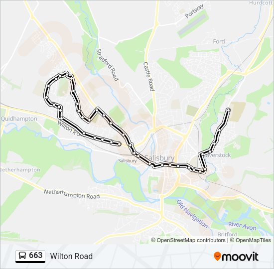 663 Route: Schedules, Stops & Maps - Wilton Road (Updated)