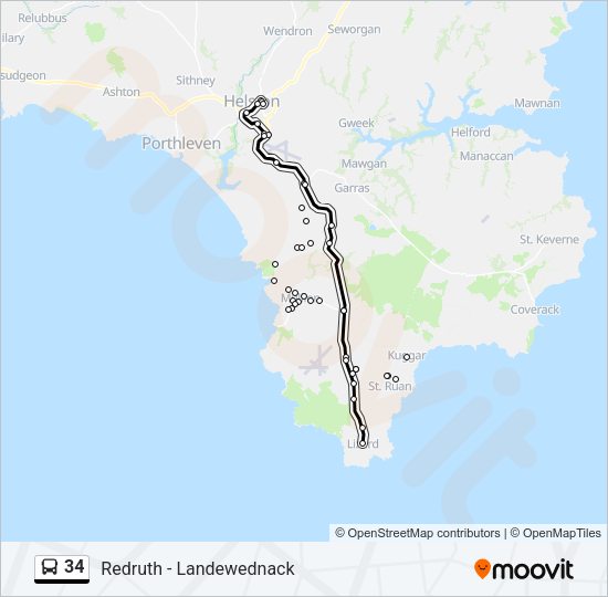 34 Route: Schedules, Stops & Maps - Tesco (Updated)