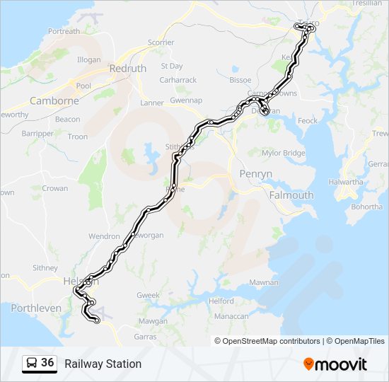 36 Route: Schedules, Stops & Maps - Railway Station (Updated)