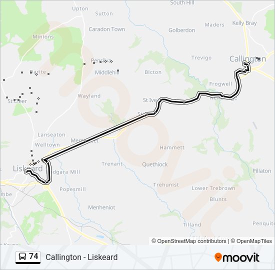 74 Route: Schedules, Stops & Maps - New Road (Updated)