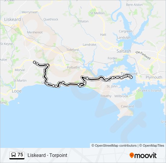 75 Route: Schedules, Stops & Maps - Harding Meadow (Updated)