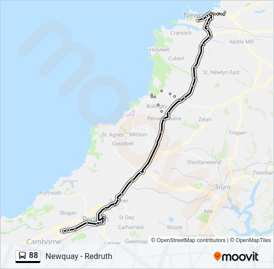 88 Route: Schedules, Stops & Maps - Pool (Updated)