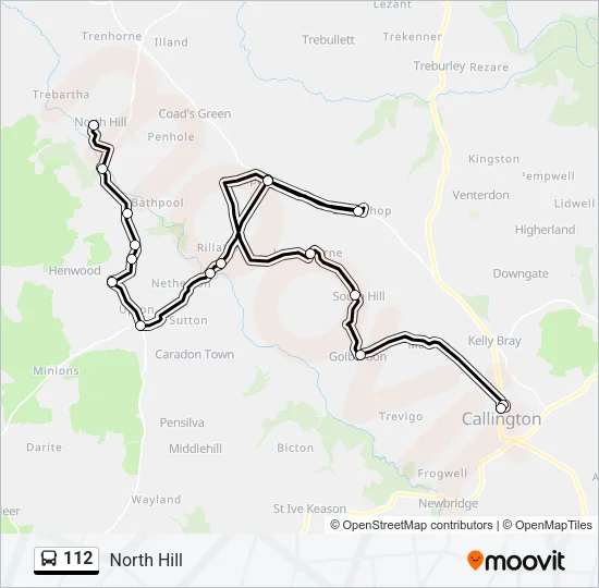 112 Route: Schedules, Stops & Maps - North Hill (Updated)