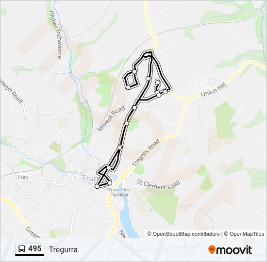 495 Route: Schedules, Stops & Maps - Tregurra (Updated)