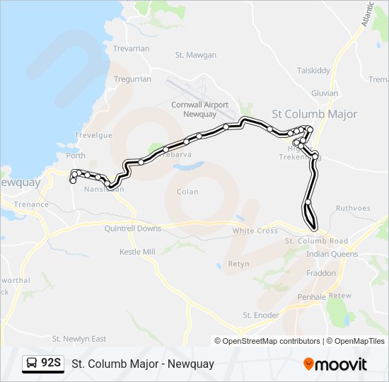 92s Route: Schedules, Stops & Maps - Turning Circle (Updated)