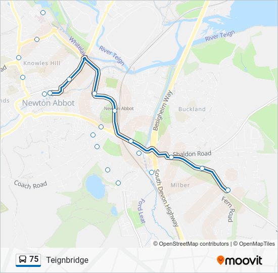75 Route: Schedules, Stops & Maps - Newtake Twickenham Road (Updated)