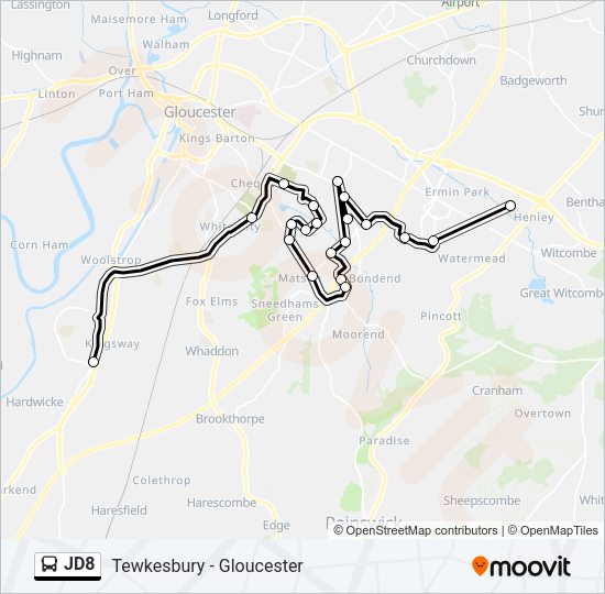 jd8 Route: Schedules, Stops & Maps - 214 (Updated)