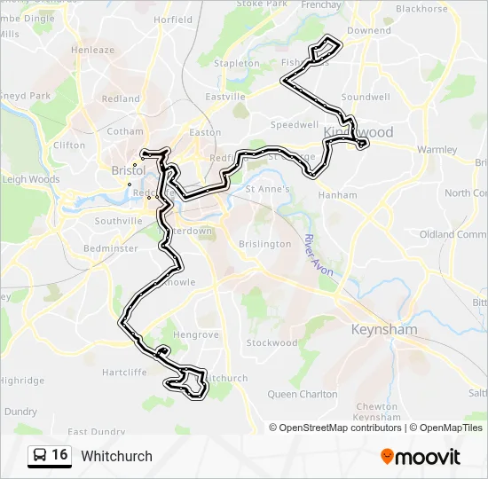 16 Route: Schedules, Stops & Maps - Whitchurch (Updated)